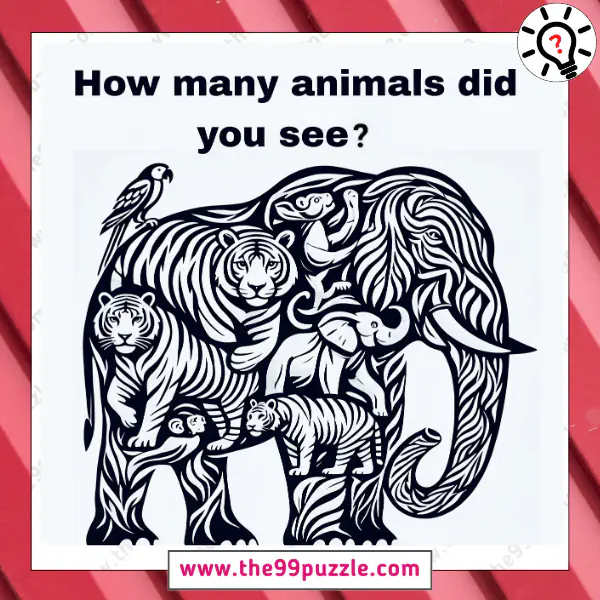 How many animals did you see? - The 99 Puzzle